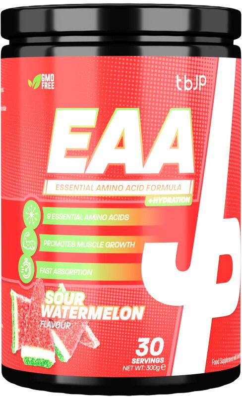 Trained by JP EAA + Hydration, 300 g Dose, Sour Watermelon bei Metasport