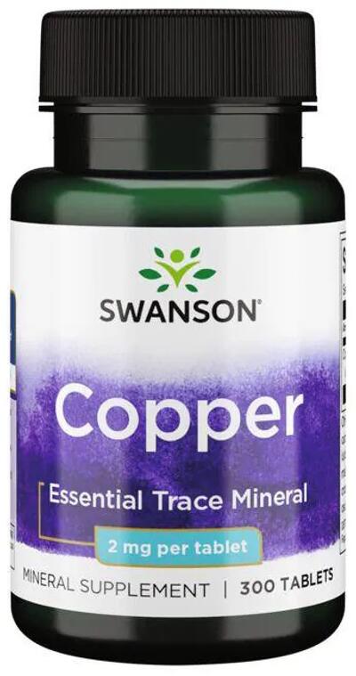 Swanson Copper 2 mg, 300 Tabletten bei Metasport