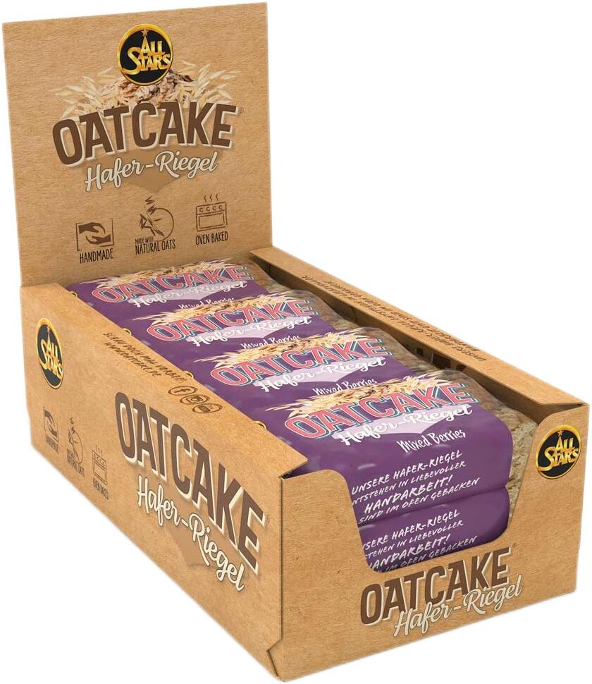 All Stars Oatcake Hafer-Riegel, 12 x 80 g Riegel, Mixed Berries bei ...