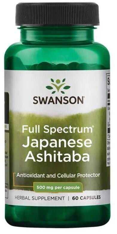 Swanson Full Spectrum Japanese Ashitaba 500 mg, 60 Kapseln bei Metasport