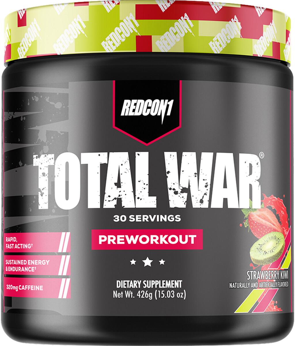 Redcon1 Total War Preworkout, 426 g Dose, Strawberry Kiwi bei Metasport