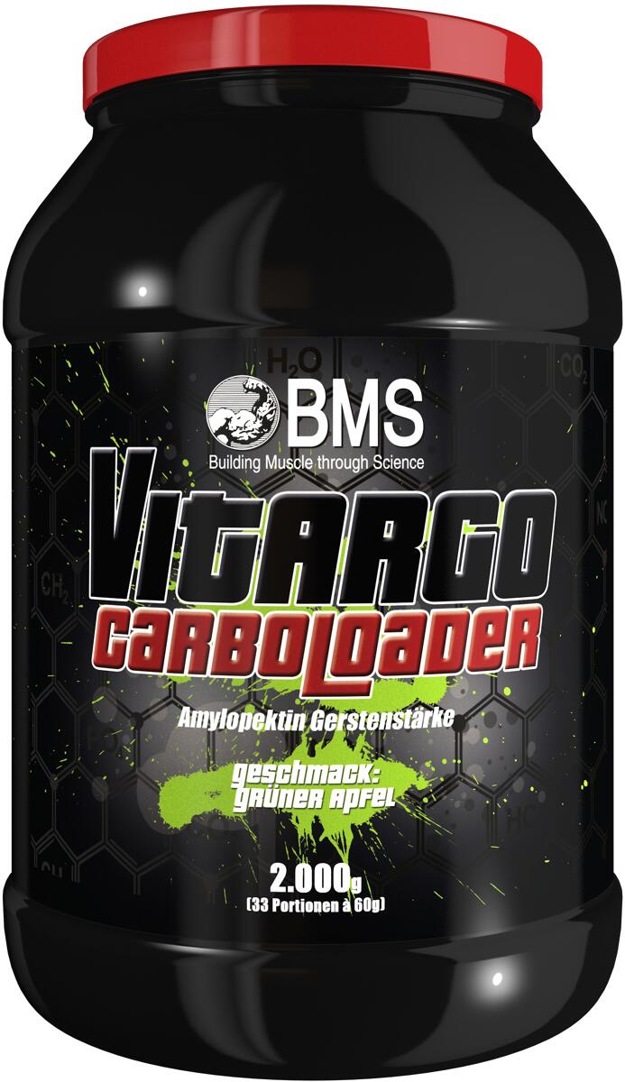 BMS Vitargo® Carboloader, 2000 g Dose, Grüner Apfel bei Metasport