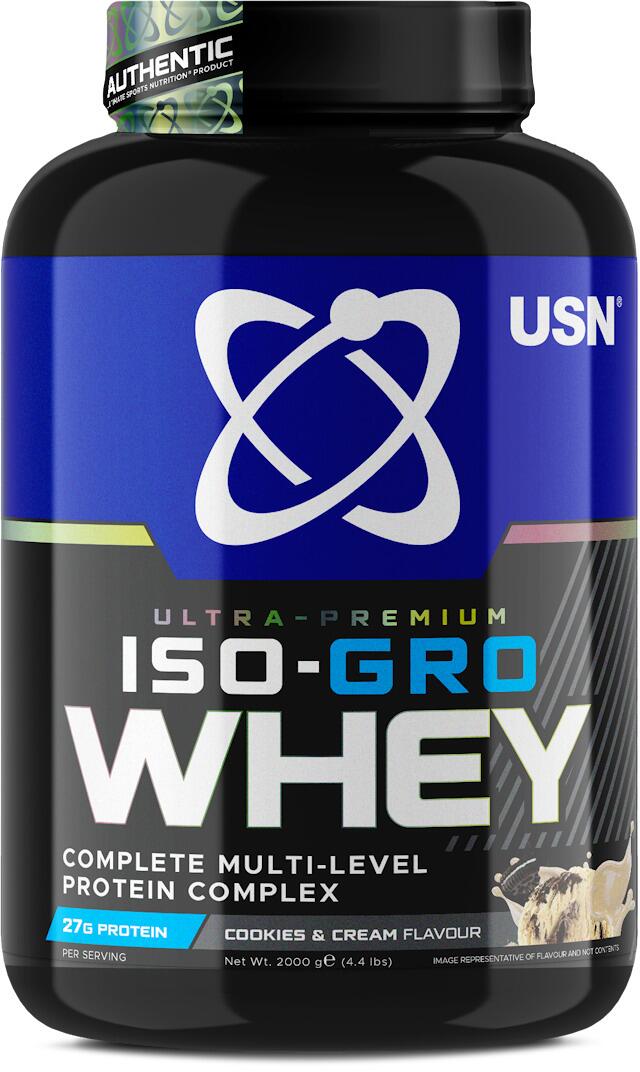 USN IsoGro Whey Protein Isolate, 2000 g Dose bei Metasport