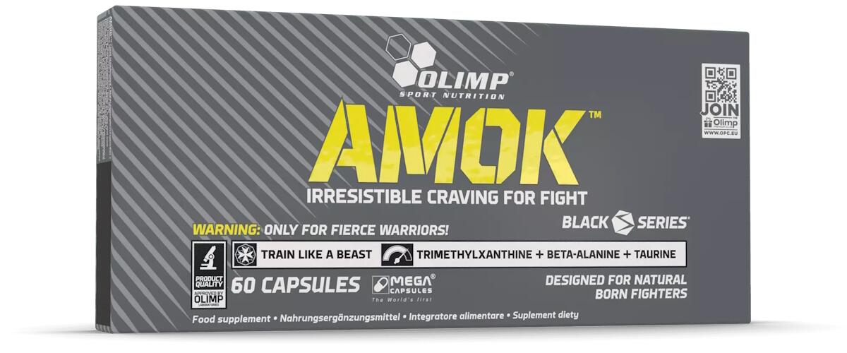 Olimp Amok Power Caps, 60 Kapseln bei Metasport