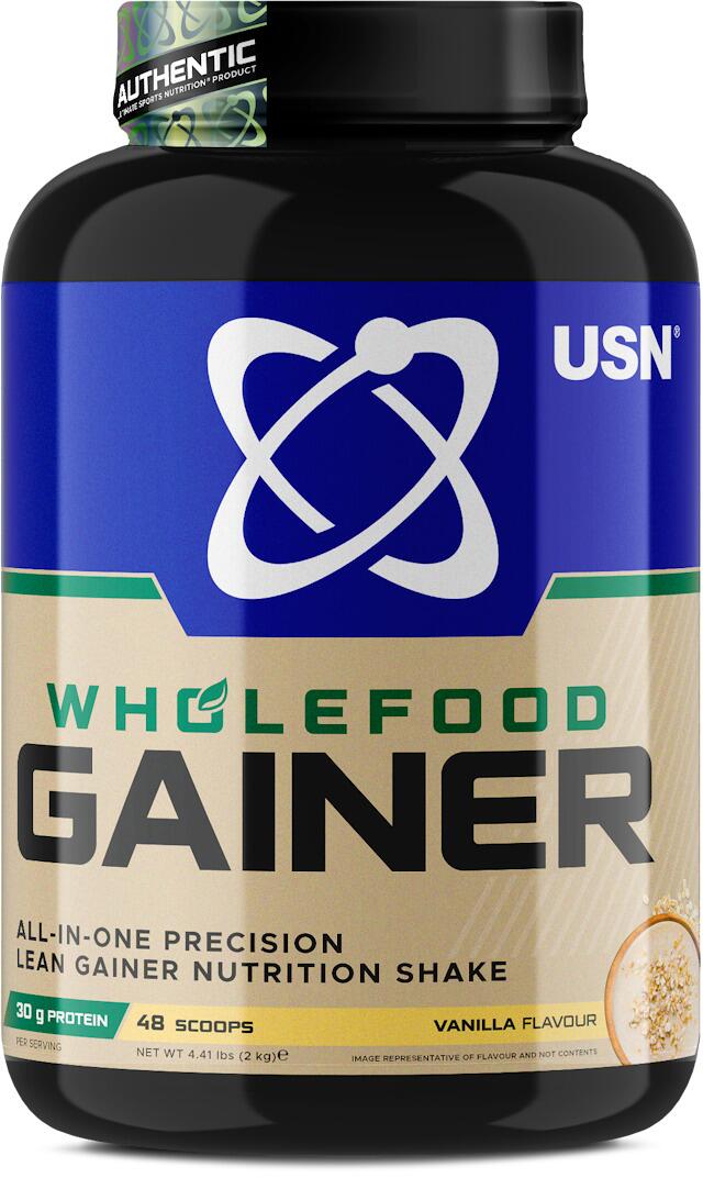 USN Wholefood Gainer, 2000 g Dose, Vanilla bei Metasport
