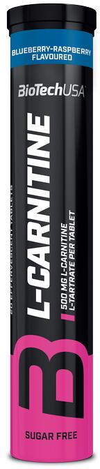 BioTech USA L-Carnitine Effervescent, 20 Brausetabletten, Blueberry ...