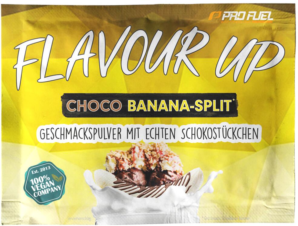 ProFuel Flavour Up Geschmackspulver, 30 g Probe, Choco Banana-Split bei ...