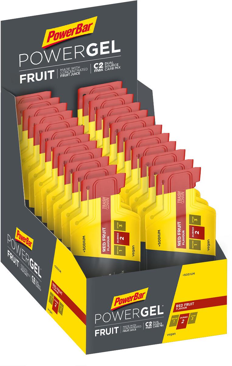 Powerbar Powergel Fruit, 24 x 41 g Beutel, Red Fruit Punch bei Metasport