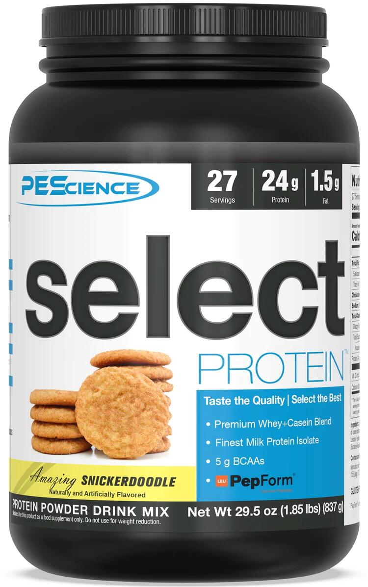 PEScience Select Protein, 837 g Dose, Amazing Snickerdoodle bei Metasport