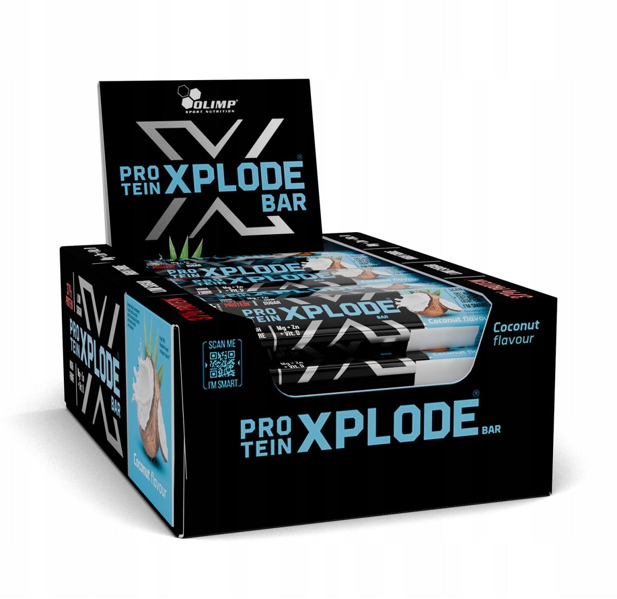 Olimp Protein Xplode Bar, 25 x 40 g Riegel bei Metasport