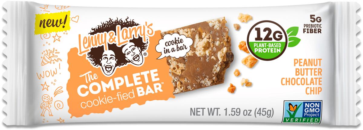 Lenny & Larry"s The Complete Cookie-fied Bar, 9 x 45 g Riegel, Peanut ...