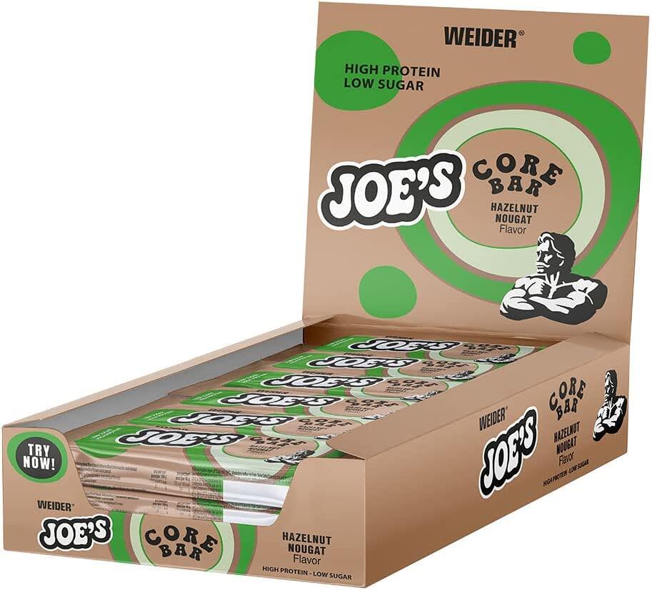 Weider Joes Core Bar, 12 x 45 g Riegel, Hazelnut-Nougat bei Metasport