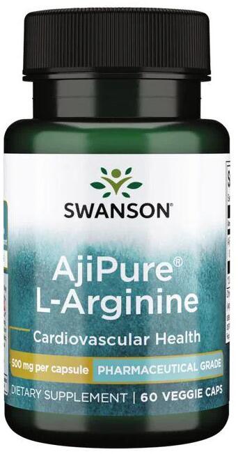 Swanson AjiPure L-Arginine 500 mg, 60 Kapseln bei Metasport