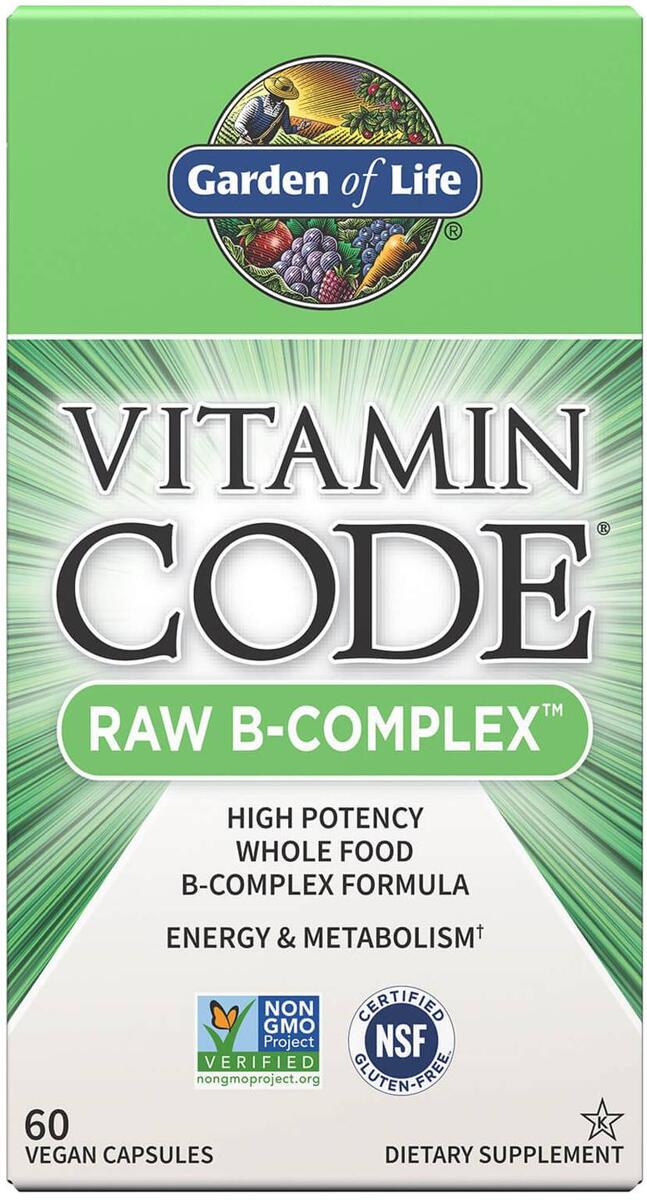 Garden of Life Vitamin Code RAW B-Complex, 60 Kapseln bei Metasport