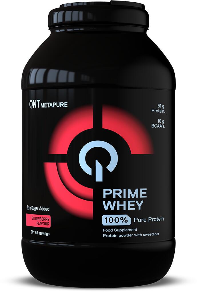 QNT Prime Whey Protein, 2000 g Dose, Strawberry bei Metasport