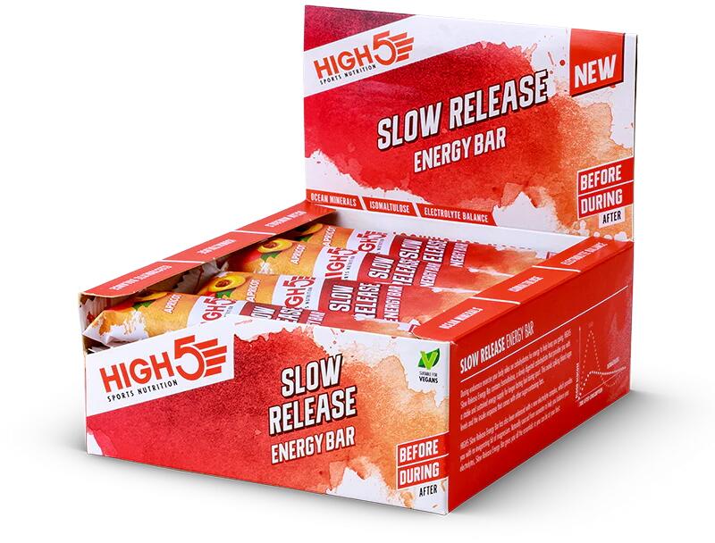 High5 Slow Release Energy Bar, 16 x 40 g Riegel, Apricot bei Metasport
