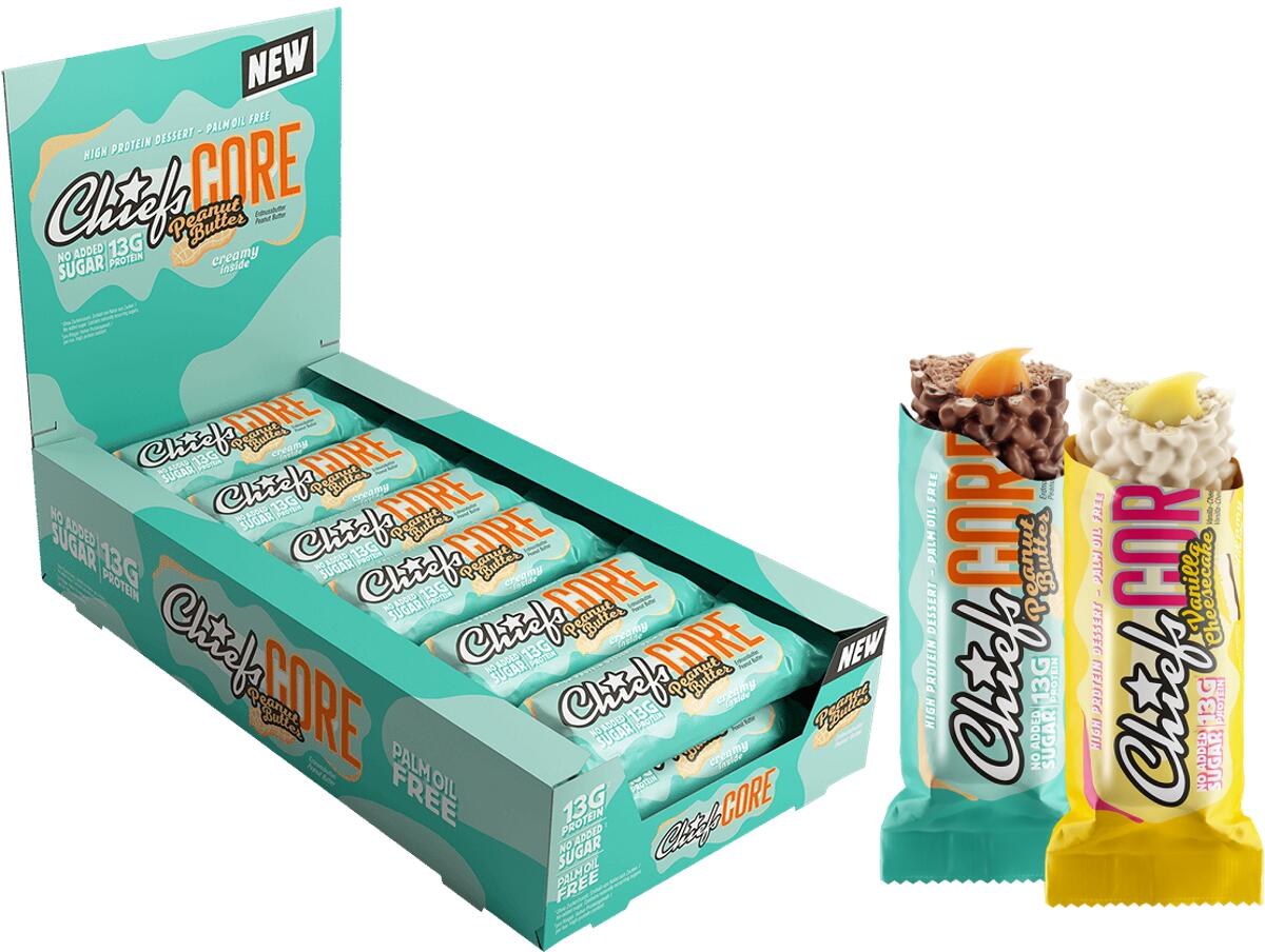 Chiefs Core Protein Bar, 12 x 40 g Riegel bei Metasport